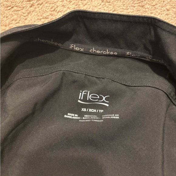 Cherokee | Jackets & Coats | Cherokee Iflex Black Scrub Jacket | Poshmark
